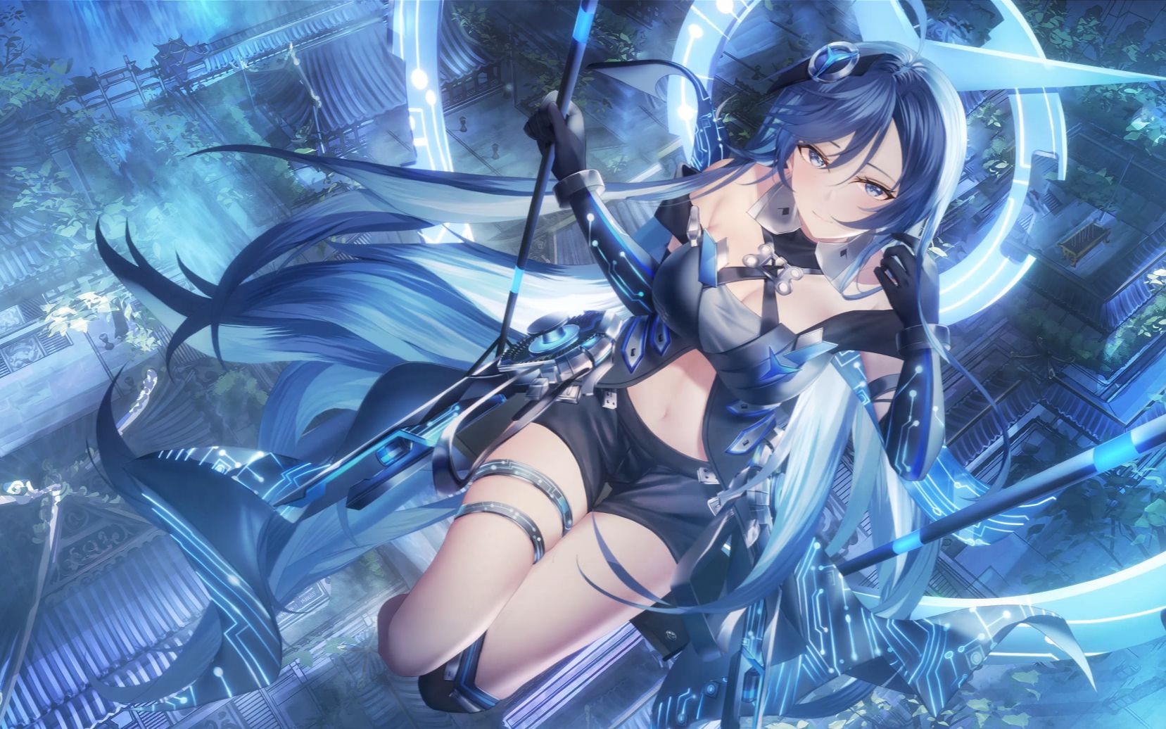 MMD3D动漫女性角色模型身体制作