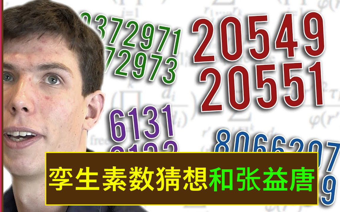 【质数系列】孪生素数猜想和张益唐(合集于视频列表)