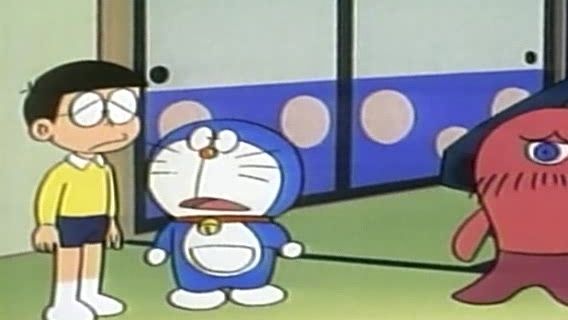 哆啦A梦:外星人的飞碟,叮当猫当起了翻译