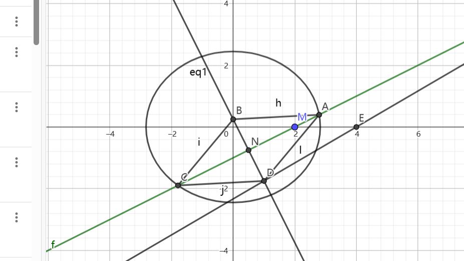 2024海淀二模高三数学T19解析几何动态演示