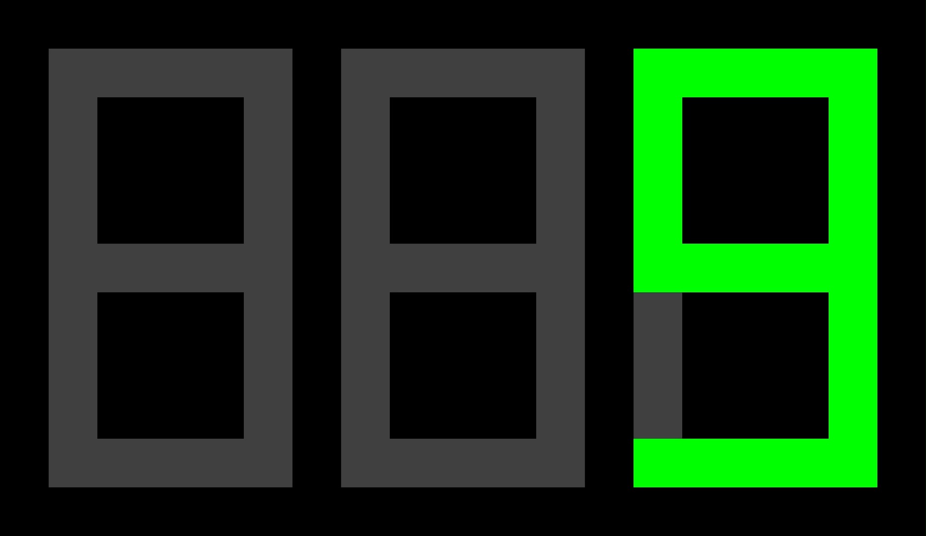 三位数红绿灯的正确绿闪