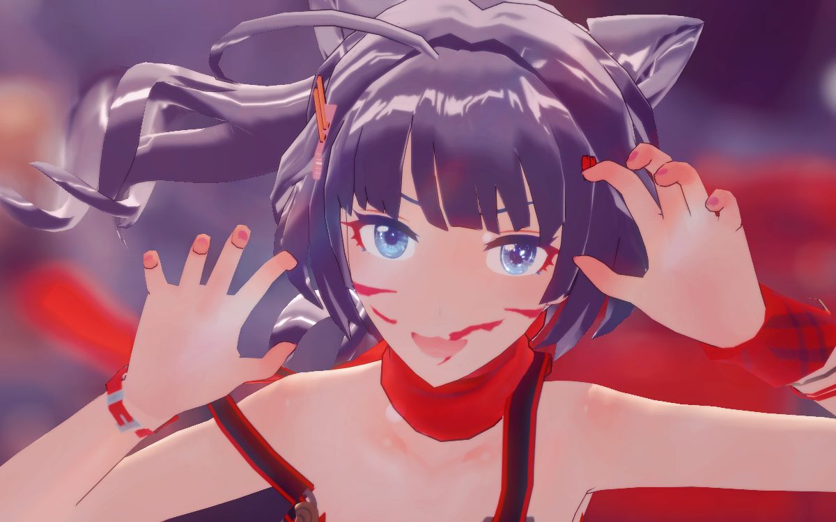 [改模测试/竖屏MMD]“ 我可是会咬住不放的!”——// アニマル~