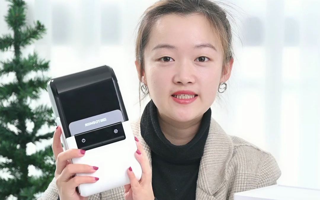 公司用精臣B32固定资产标签机