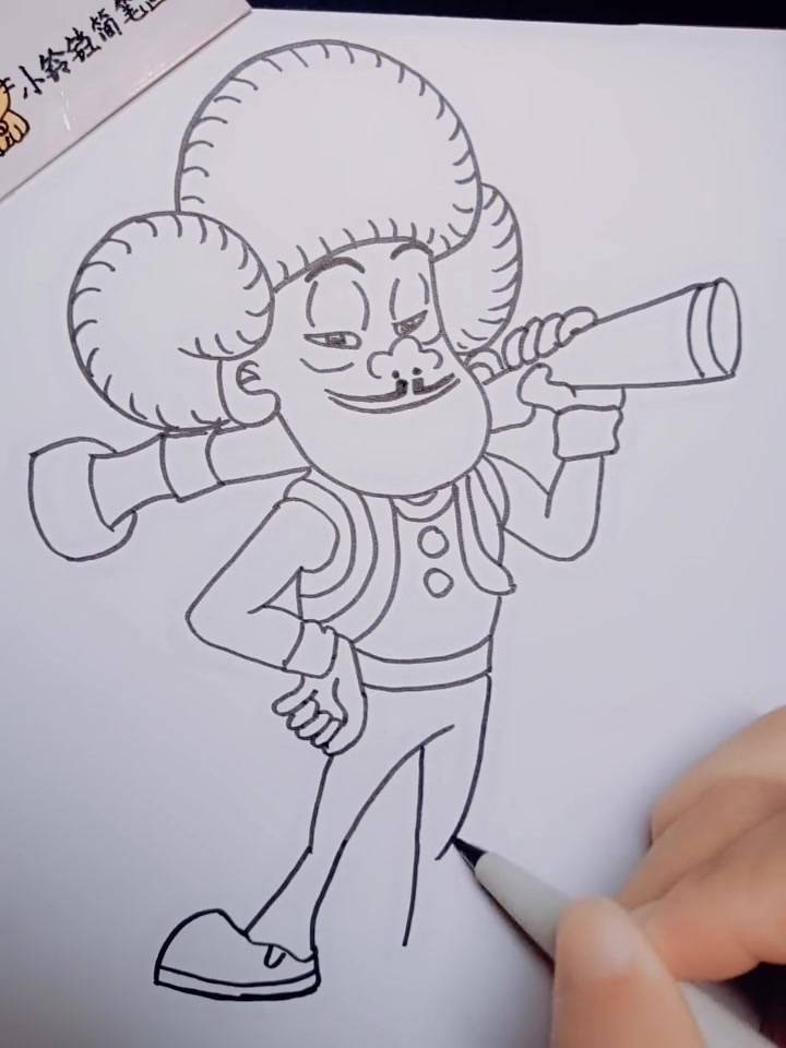 #光头强 #简笔画 #熊大熊二光头强