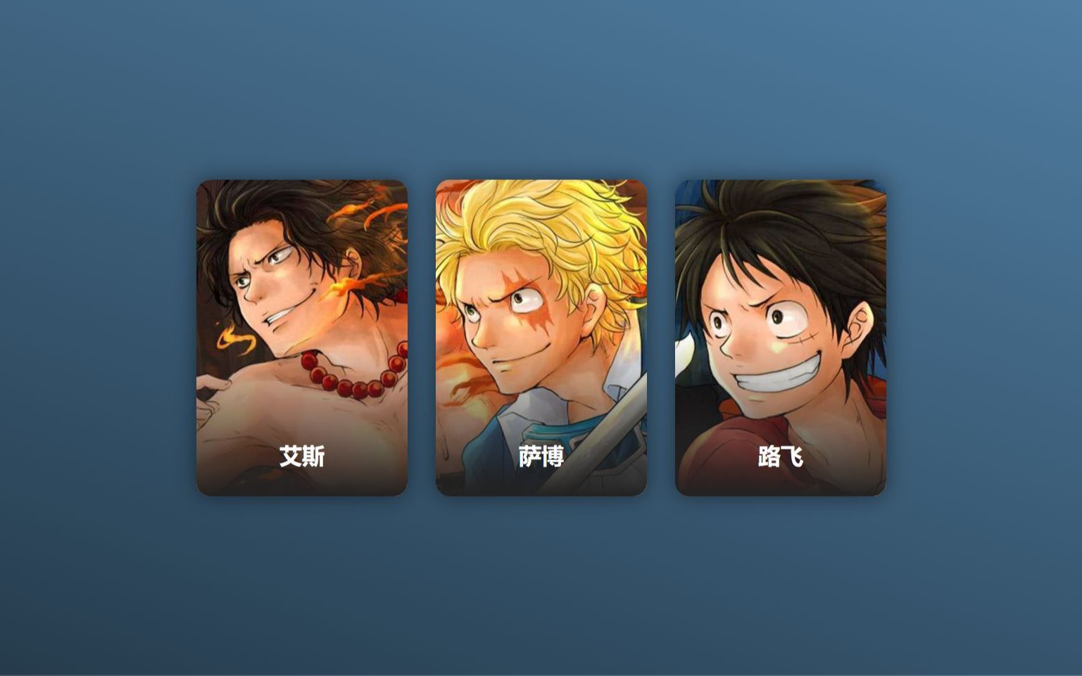 HTML5+CSS3小实例:人物介绍卡片