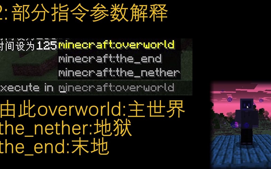 [minecraft]不开传送门到地狱!指令/execute的小教程_我的世界_教程