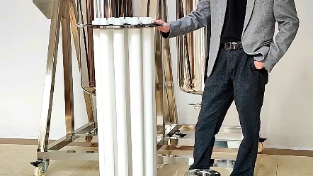 #PE烧结滤芯式过滤器#移动翻转式过滤器#不锈钢精密过滤器