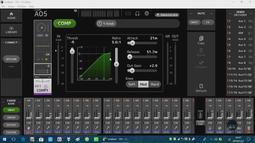 如何玩转调音台之压缩器调试套路