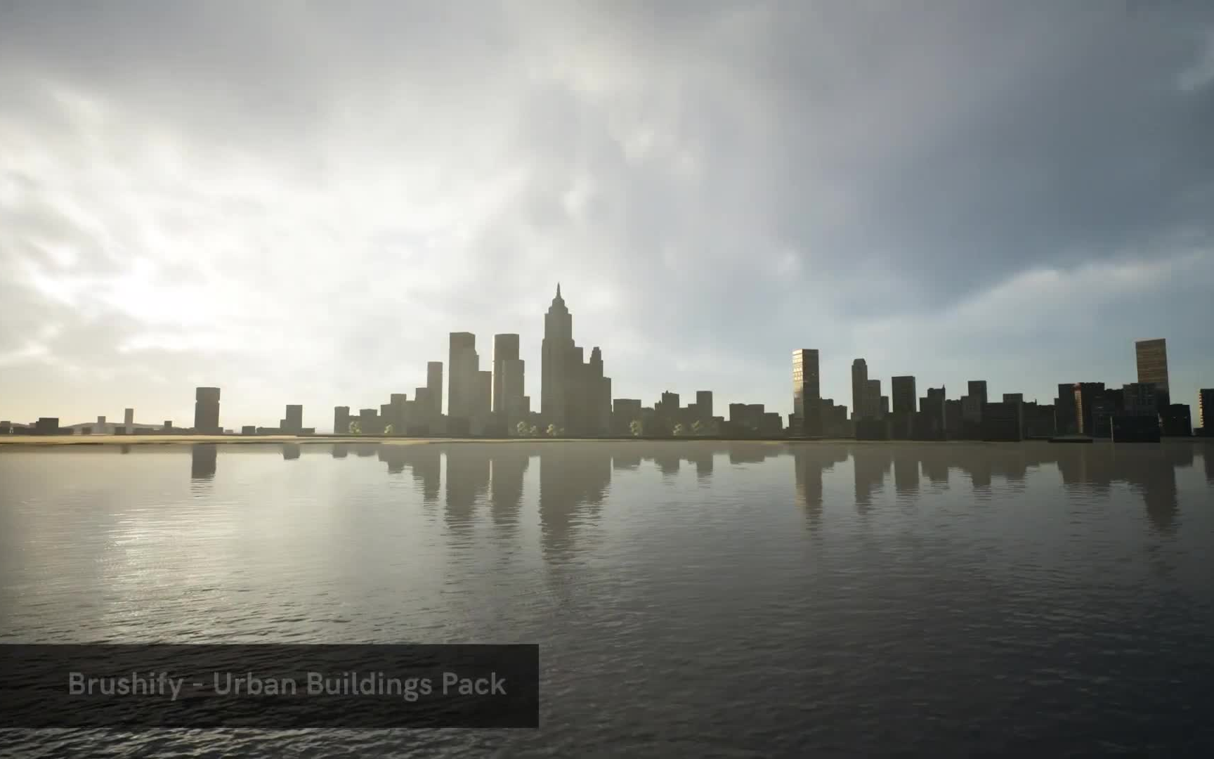 UE4虚幻引擎城市建筑包