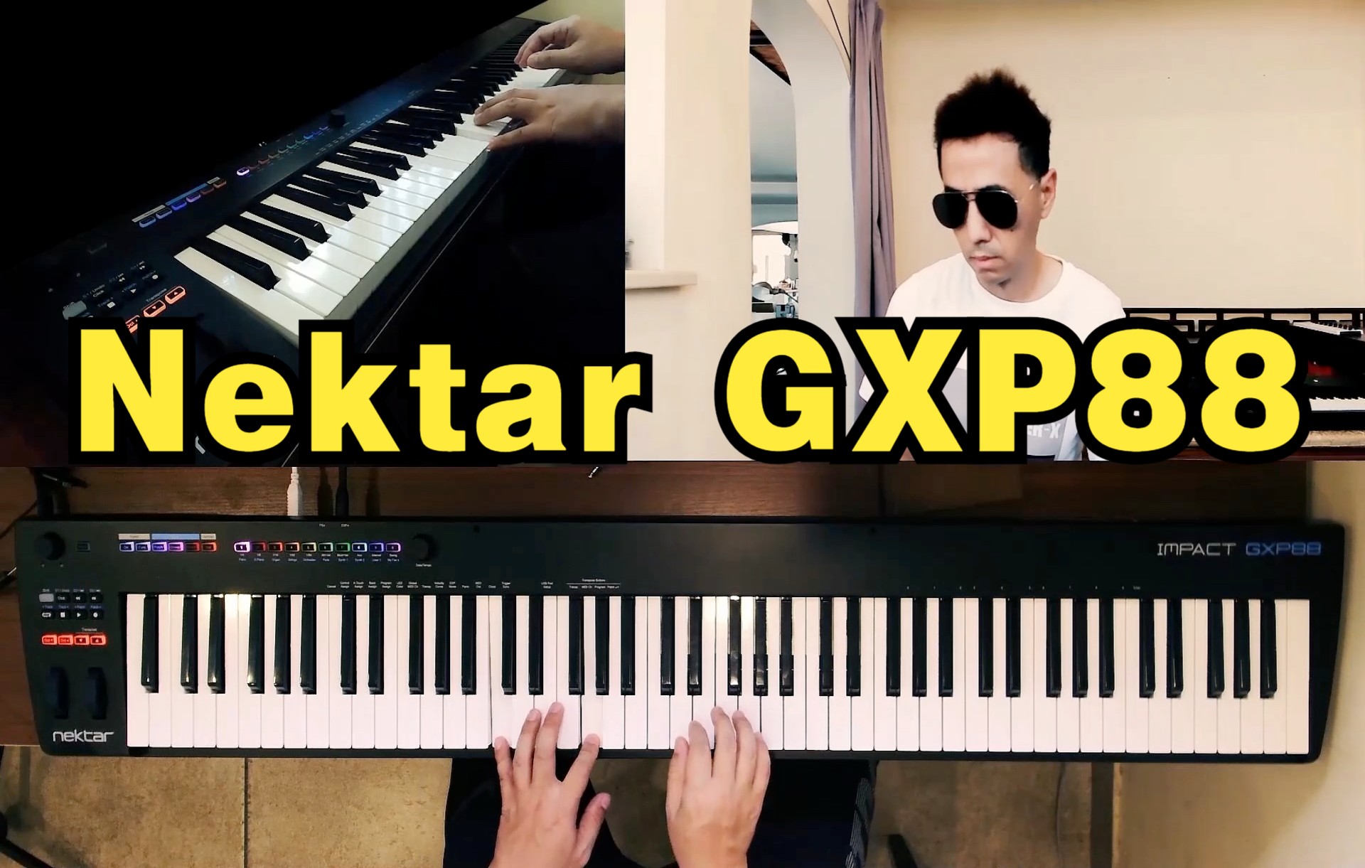 手感不错的midi键盘 Nektar GXP88