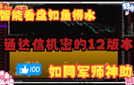 通达信机密的12版本,智能看盘如鱼得水,如同军师神助
