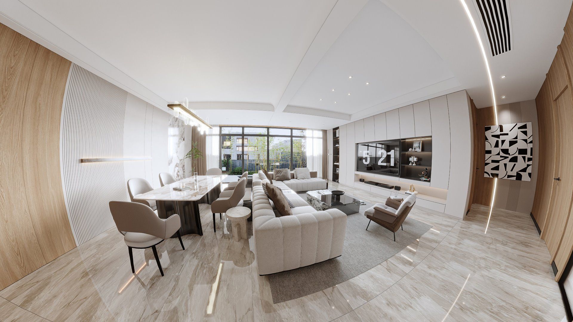 下载建E全景的VR全景效果图到本地电脑中