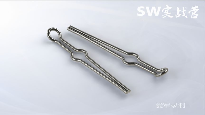 solidworks视频教程一根缠绕的钢绳绘制方法