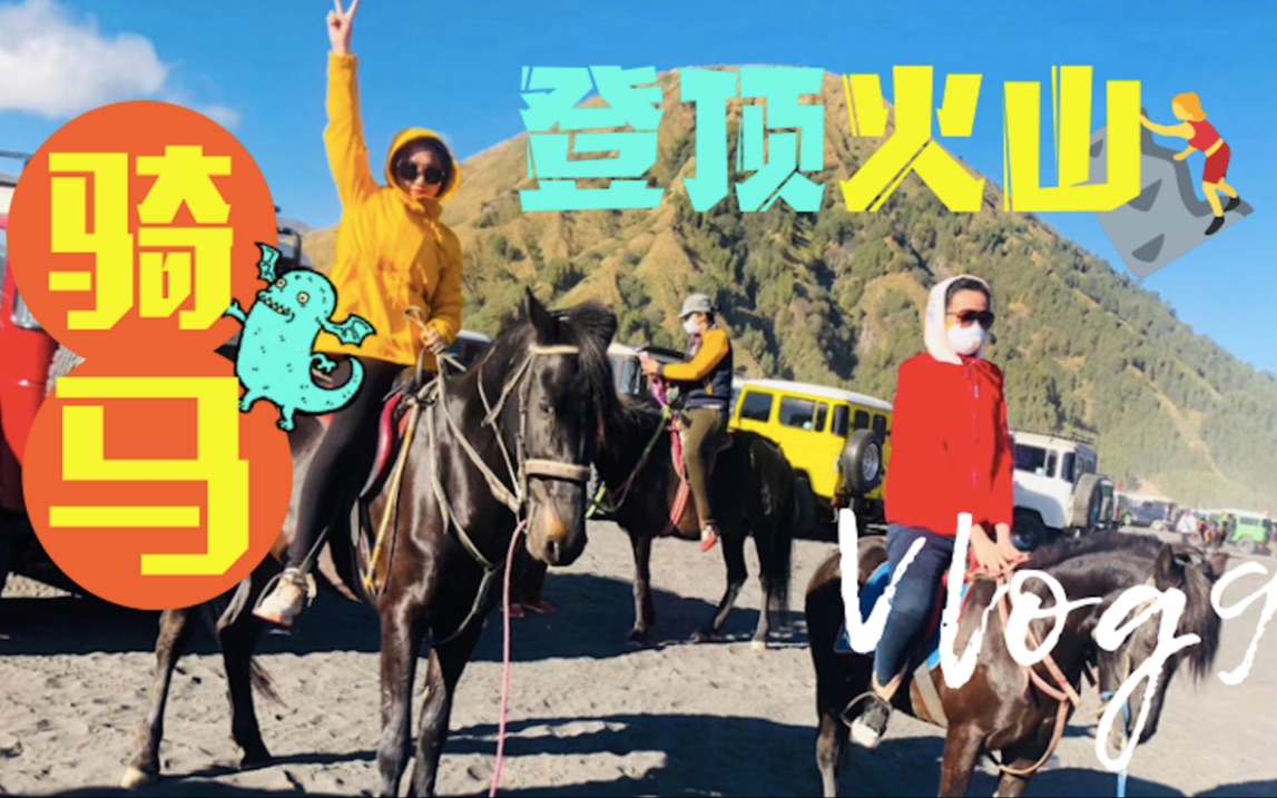 「印尼」「默拉皮火山」「泗水」「旅行必看」冒险之旅 09集: 骑马...