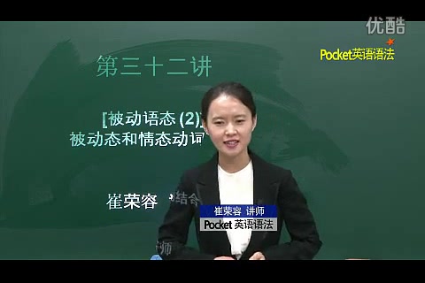 [英语语法入门] 第31-50讲 [被动语态 (1)]被动态的构成和含义