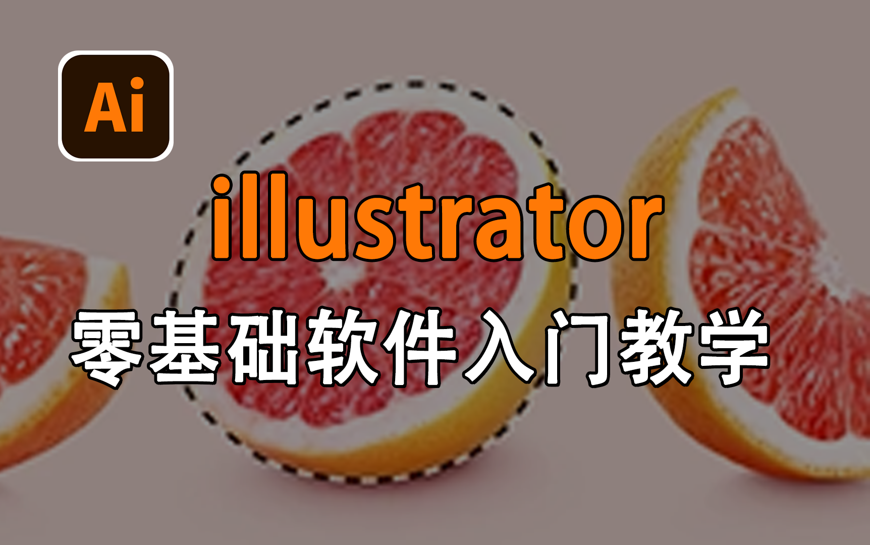 【Ai软件教学】illustrator零基础入门教学,Ai的界面认识及基本操作从零...