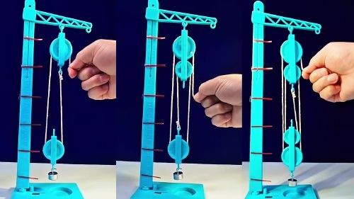 在家就能做的实验让孩子深度理解滑轮组中的距离问题