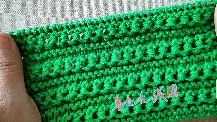 一款羊绒围巾帽子的花样教程,2022年给家人编织一件吧