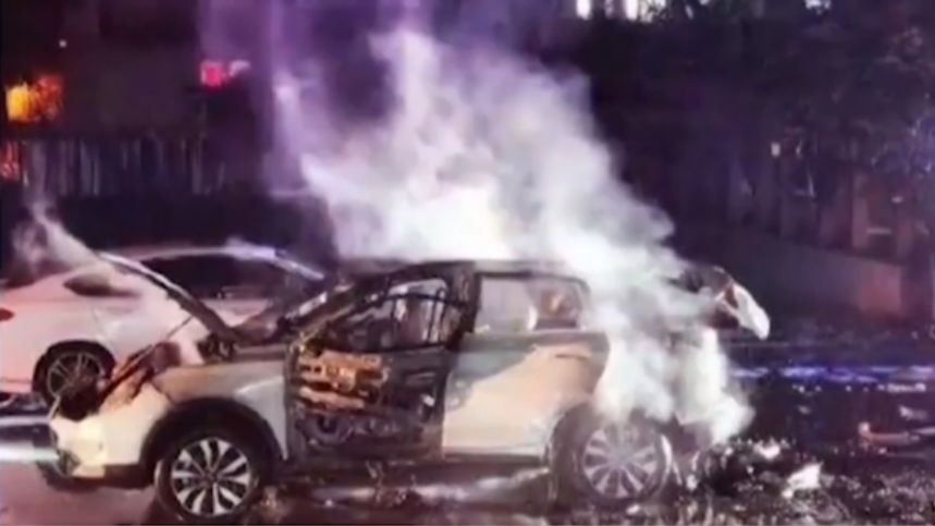 威马电动汽车一个月内三次未充电状态起火,官方给出解答