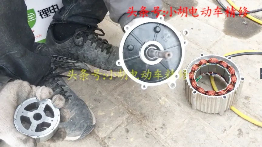 电动三轮车电机齿轮旁的轴承都说不能换!师傅教你全部技巧和方法