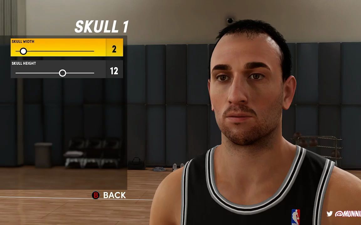 NBA 2K22马努吉诺比利捏脸
