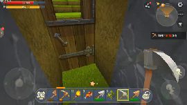 迷你世界:生存第一天。