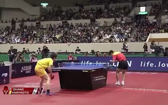 2018日本乒乓球公開賽 男單冠軍賽 张本智和VS张继科