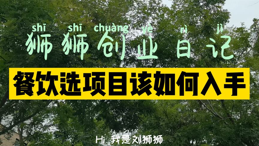 餐饮创业第八天,记录全过程。餐饮项目该如何入手?.mp4