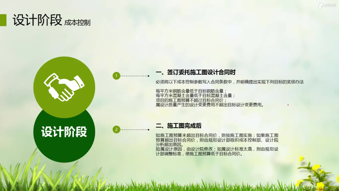 工程造价-成本管理课程