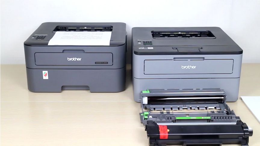 兄弟2365 2350,自动双面打印,无线WiFi网络连接。