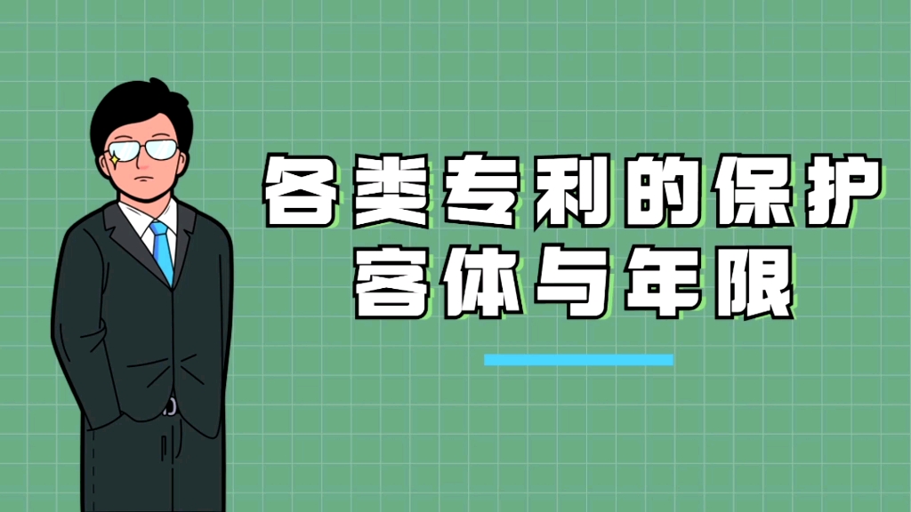 各类专利的保护年限和客体