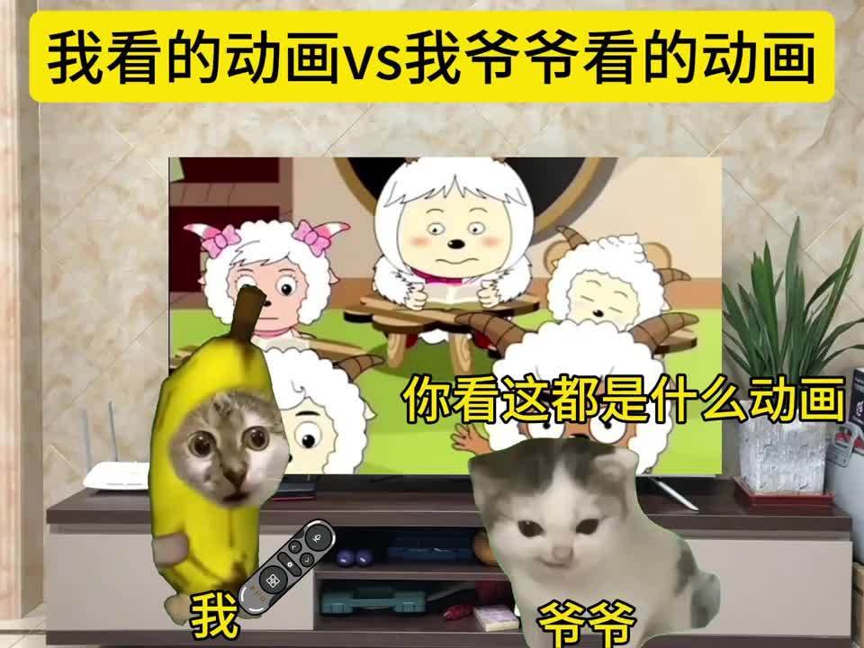 我看的动画vs我爷爷看的动画