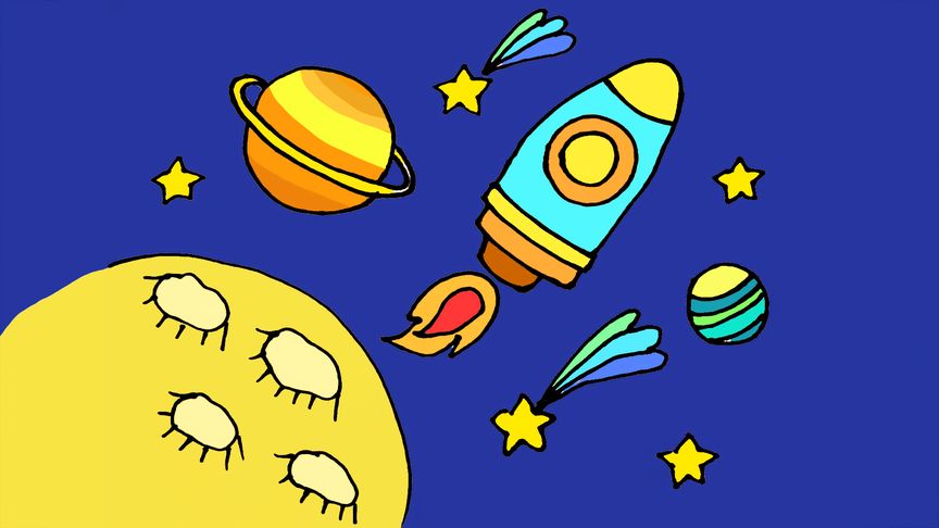 奇幻的宇宙简笔画教程 等你挖掘孩子的想象力