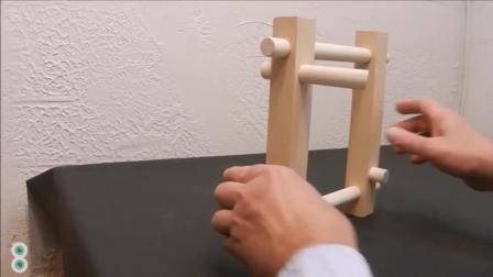 用几块木条就能拼接成不可能实现的几何图形!