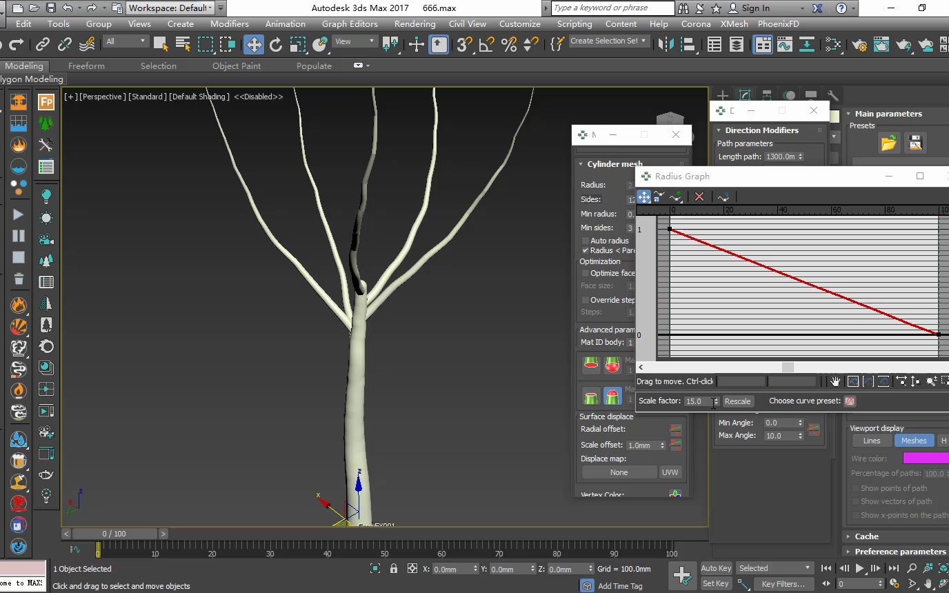 3Dsmax+growfx树木生长动画系列2