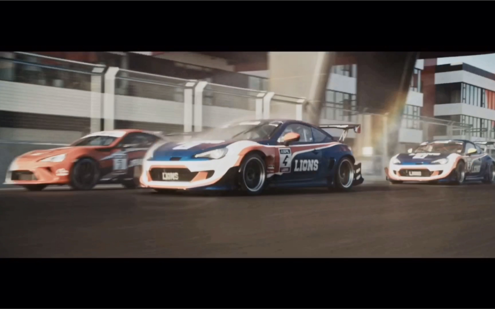 空镜素材分享|现代/都市 赛车比赛 比赛胜利 踩油门仪表方向盘 撞车...