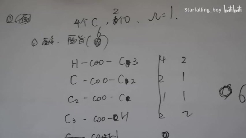 乙酸乙酯(C4H8O2)有多少种同分异构体呢