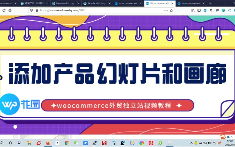 【woocommerce外贸独立站新手入门教学】添加产品幻灯片和画廊