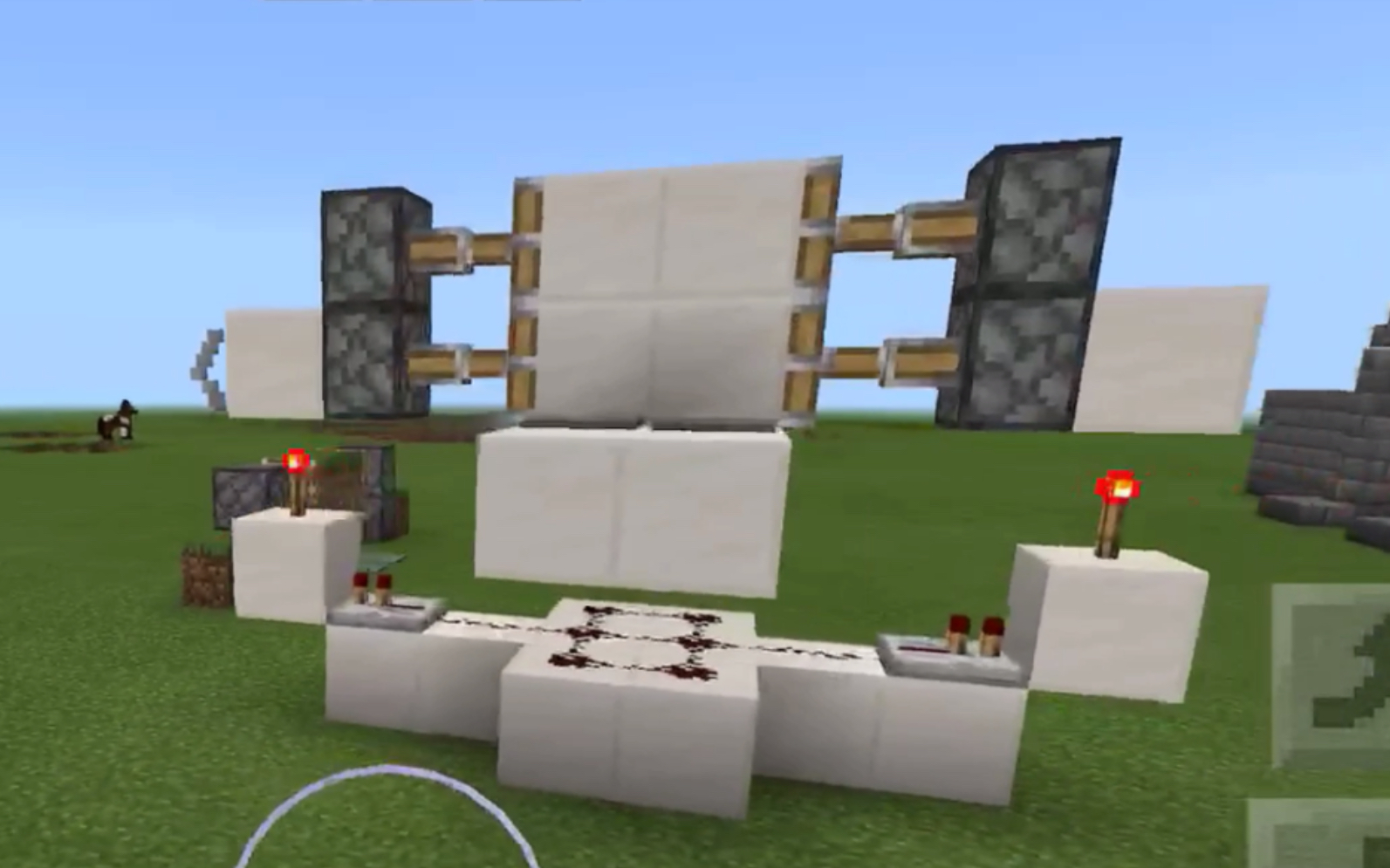 minecraft 我的世界 2乘2活塞门(完美隐藏版)