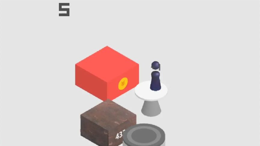 scratch少儿编程,用scratch完成的微信小游戏《跳一跳》
