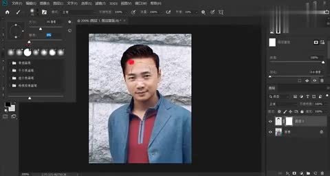 ps教程--人物添加