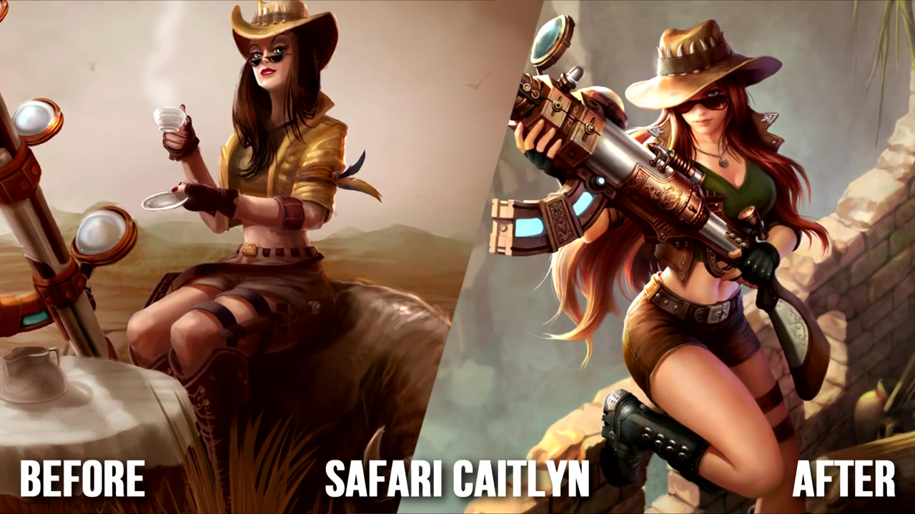 lol英雄原画以及皮肤的修改和升级