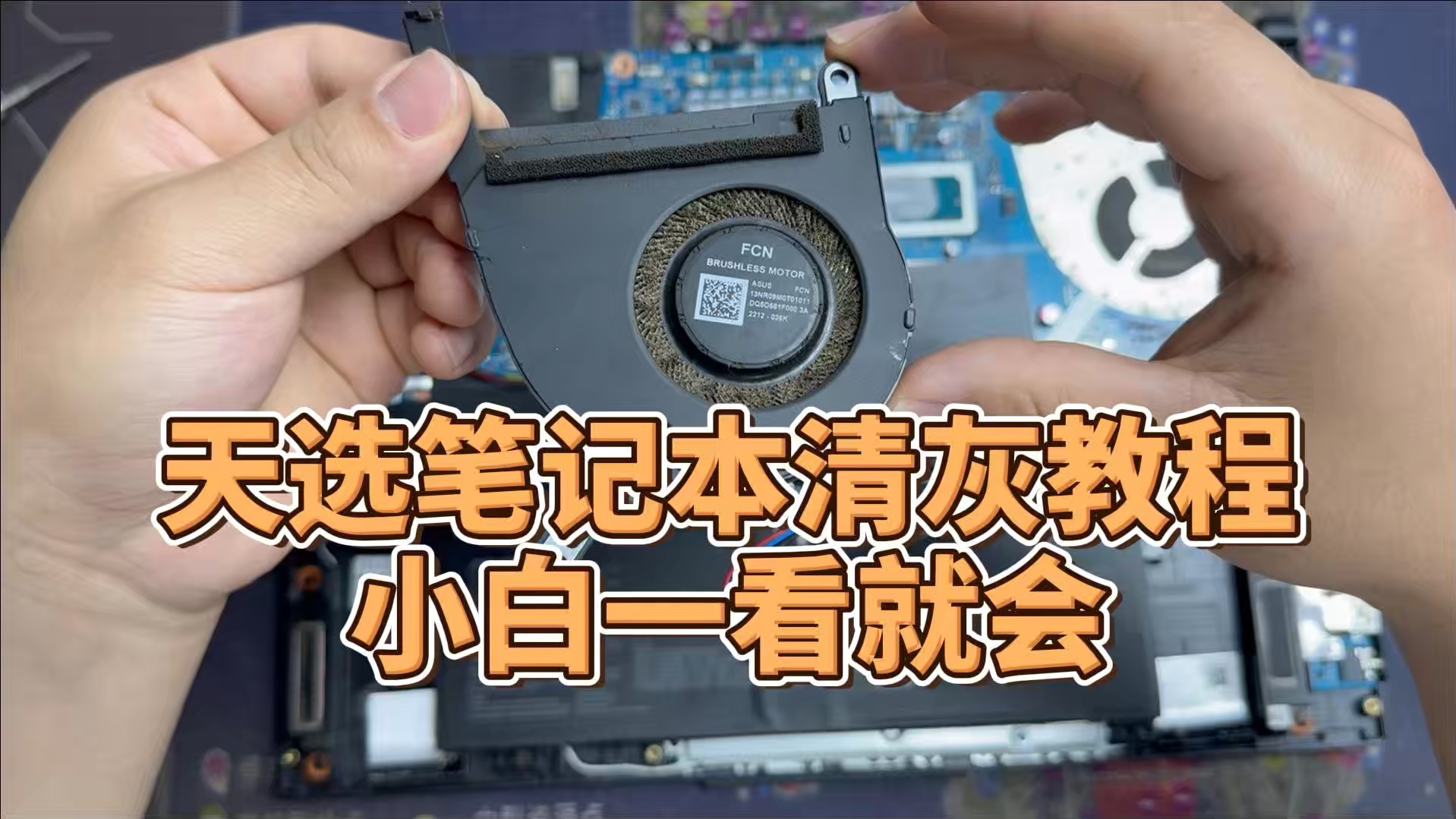 陈泽清灰|华硕天选拆机清灰简单教学