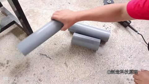 用pvc管制作台式砂轮机