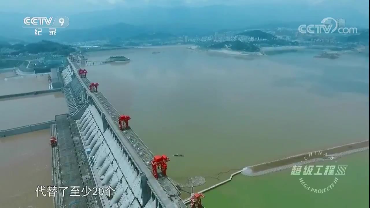 【科普】超级工程III:世界最大升船机 三峡大坝五级船闸及200米超级...