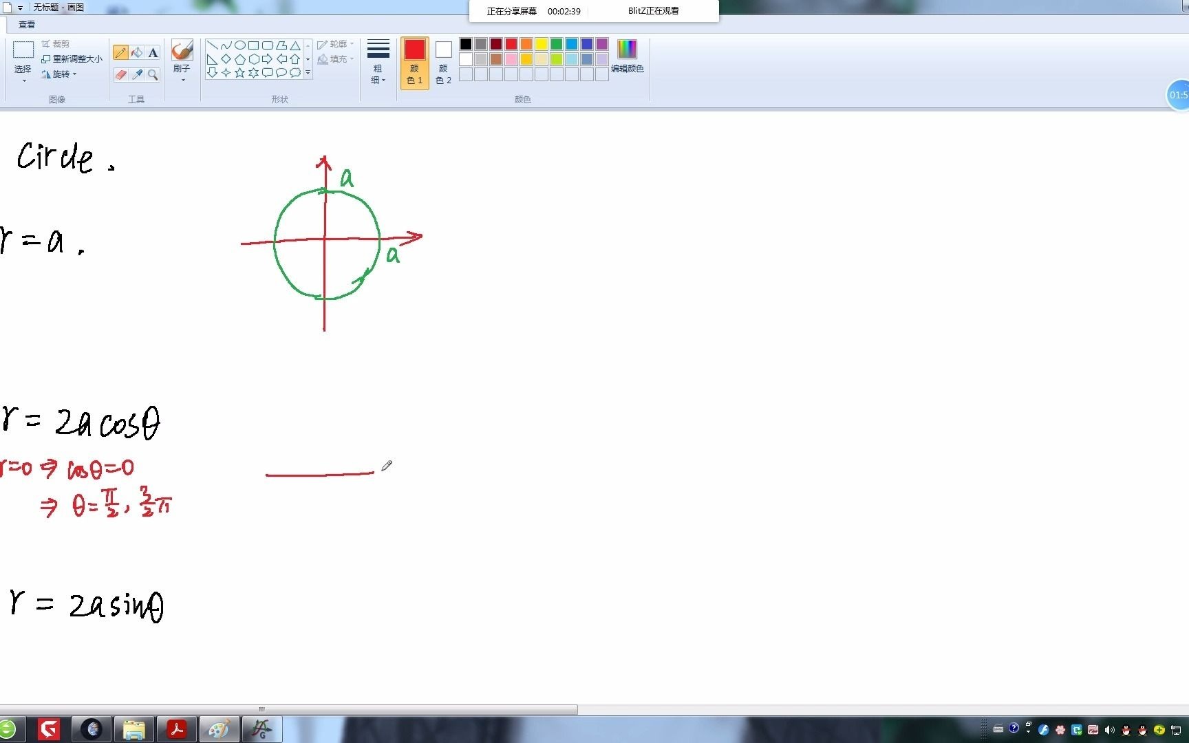 ...的函数图像分析(the graphs of functions under polar coodinates system)