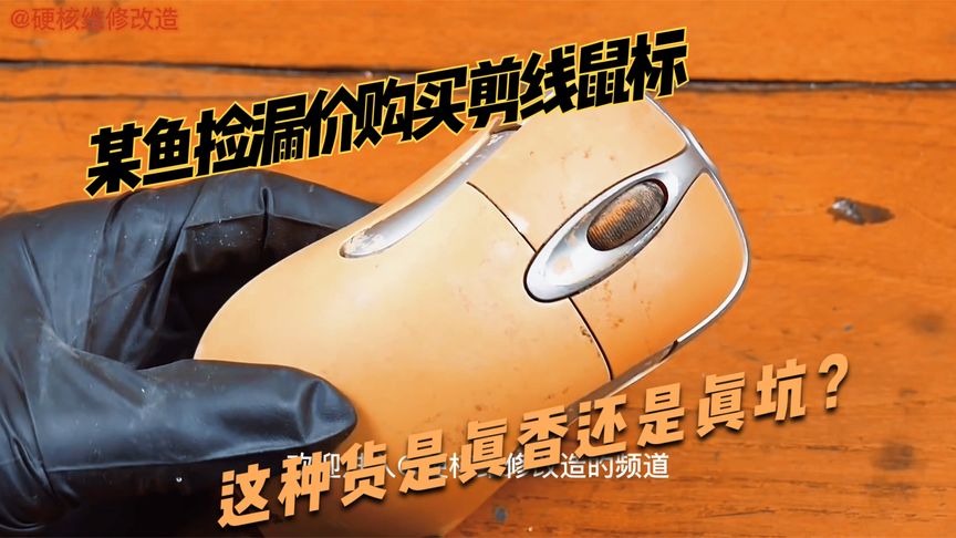 某鱼捡漏购买剪线鼠标,这种鼠标真香还是真坑?本期视频带你了解