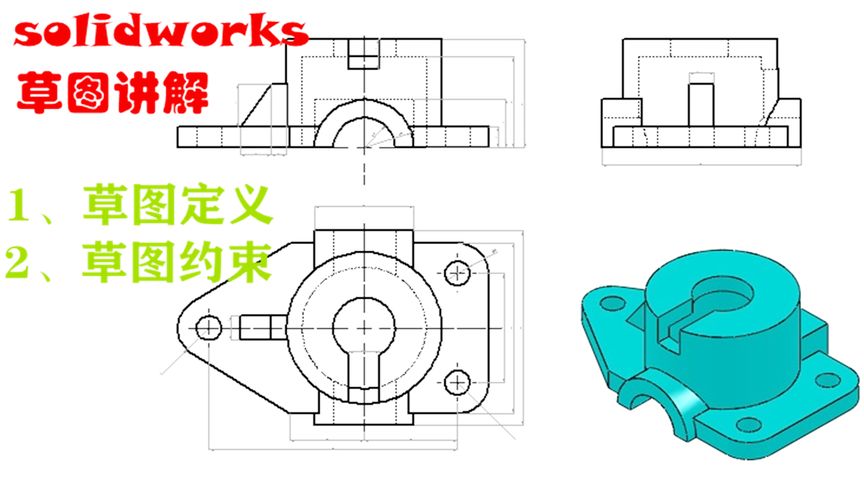 Solidworks草图讲解1,草图的定义及各种实体的尺寸约束
