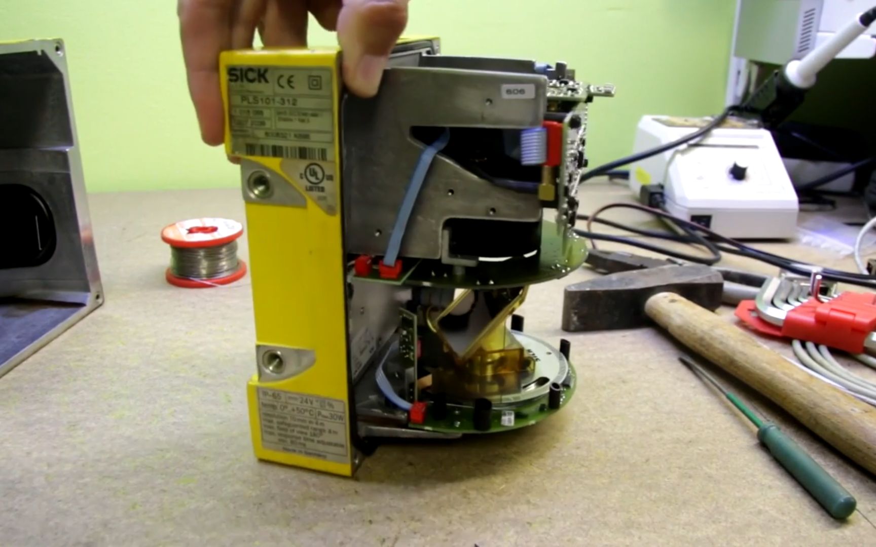 德国SICK西克激光雷达传感器大拆解_第2部分_SICK LIDAR Part 2 - ...