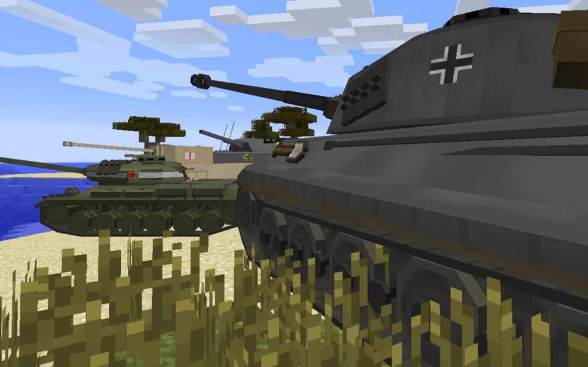 老版本如何嫖到新版的坦克?MC1.7.10添加载具教程